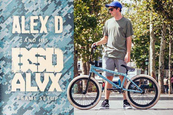 Alex D and his Digi Camo ALVX setup – BSD BMX