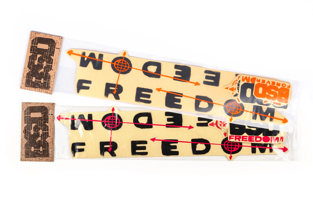 BSD BMX - Freedom Frame Sticker Pack - Kriss Kyle signature