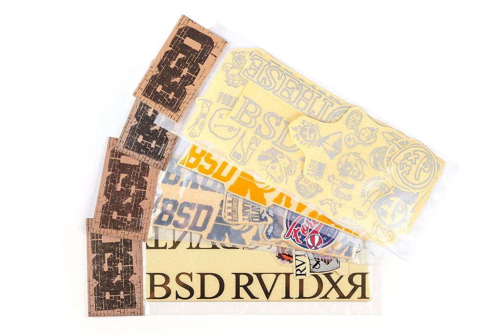 BSD BMX - Raider Frame Sticker Pack - David Grant signature