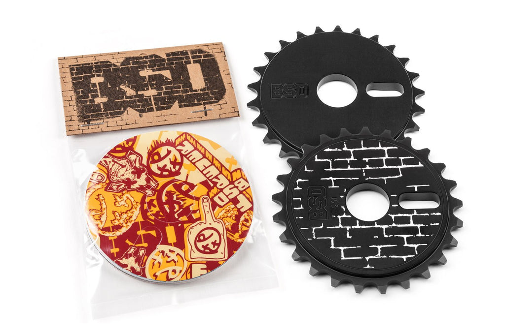 BSD BMX - Stickerbomb Sprocket Sticker 15 Pack