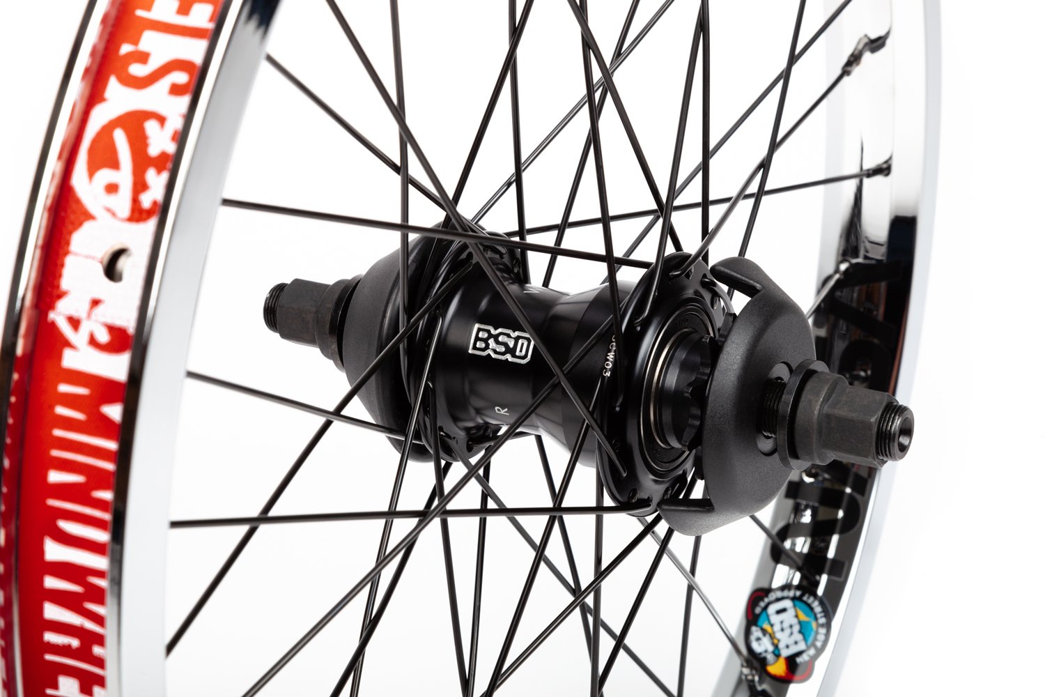 BSD WEST COASTER MIND WHEEL - complete pro spec freecoaster BMX wheel ...