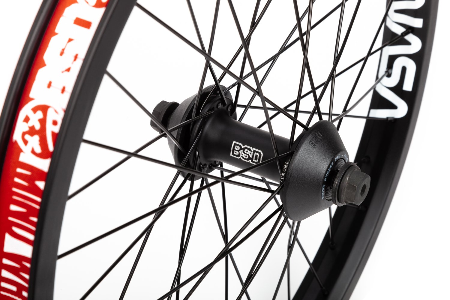 BSD FRONT STREET PRO MIND WHEEL - complete pro spec front BMX wheel ...